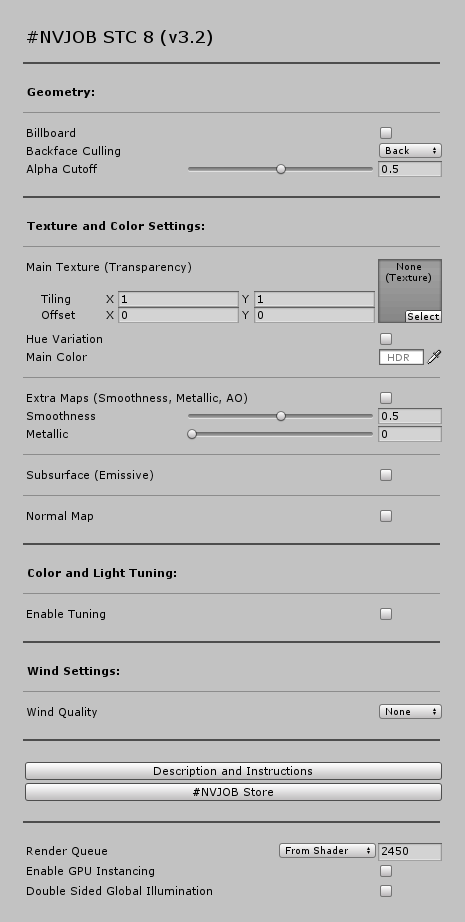 Stc8 Advanced Shader For Unity Speedtree 8 Free Unity Asset Nicholas Veselov Unity Developer 3517